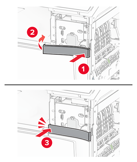 Installing the card reader