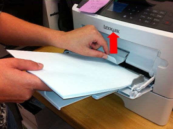 Unable to load paper into the multipurpose feeder