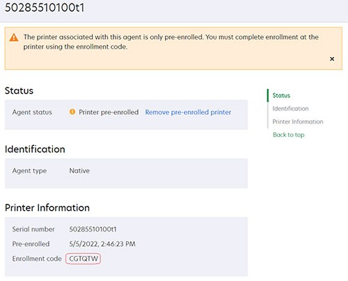 Cloud‑based pre‑enrollment